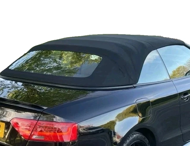 AUDI A5 S5 RS5 B8 B8.5 Convertible Soft Top Roof Black Cloth 2007-2016 ...