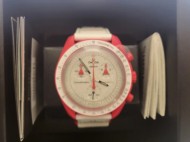 NEW OMEGA X Swatch Bioceramic Moonswatch Mission to Mars- Limited ...