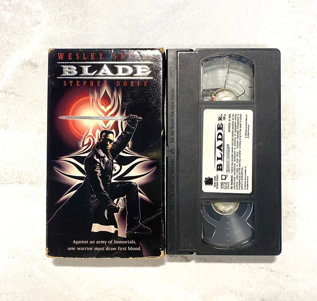 BLADE VHS 1998 Wesley Snipes Stephen Dorff Kris Kristofferson Horror ...