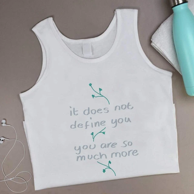 'IT DOES NOT Define You' Adult Vest / Tank Top (AV057452) £9.99 ...