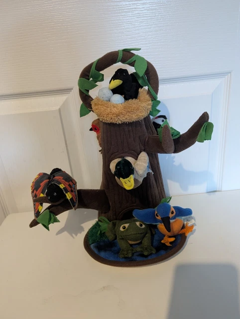 THE PUPPET COMPANY Swamp Tree Hideaway With 7 seven Wildlife Finger ...