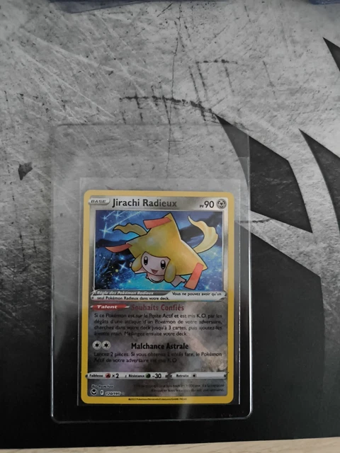 CARTE POKÉMON HOLO/REVERSE JIRACHI RADIEUX 120/195 EB12 Tempête Argentée FR EUR 3,00 - PicClick FR