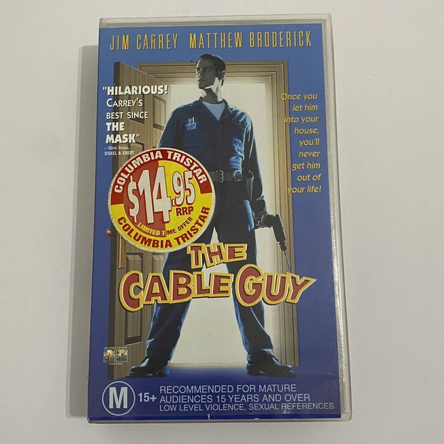 THE CABLE GUY (VHS, 1996) Jim Carrey Comedy Movie Video Tape Vintage ...