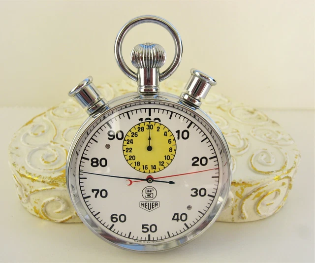 STOPPUHR HEUER LEONIDAS Swiss Rattrapante Schleppzeiger - Kaliber ...