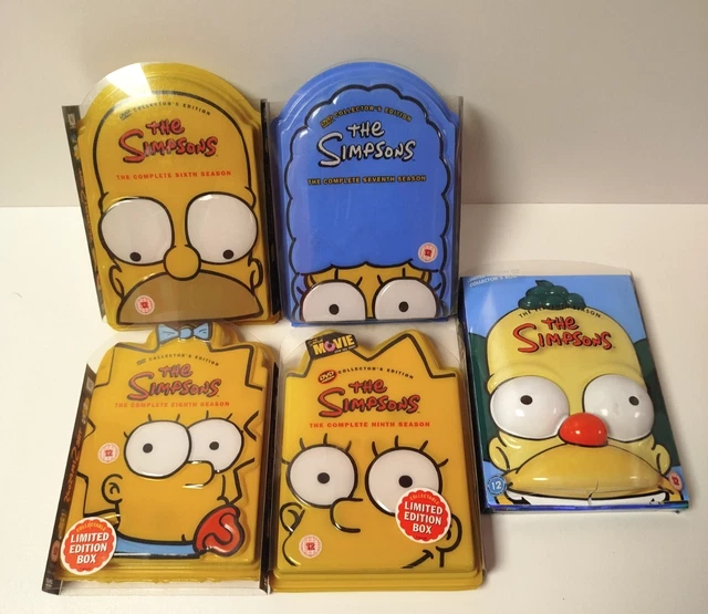 5 X THE Simpsons Collector's Edition DVD Box Set Bundle Seasons 6, 7, 8, 9, 11 £29.99 - PicClick UK