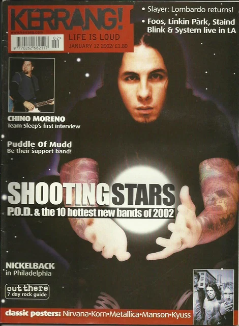 KERRANG MAGAZIN 886 P.o.d. Team Sleep Nirvana Skinred Korn Mad Kapselmärkte EUR 6,27 - PicClick DE