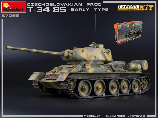 MODEL KIT OF Mount Crew Military Tank Miniart T3485 Czechoslo $122.78 ...