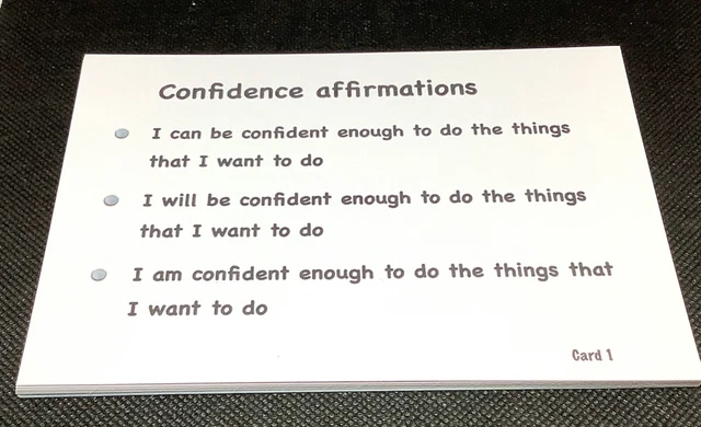 SELF-ESTEEM AND CONFIDENCE Building Flash Cards, Twin Set £6.50 ...