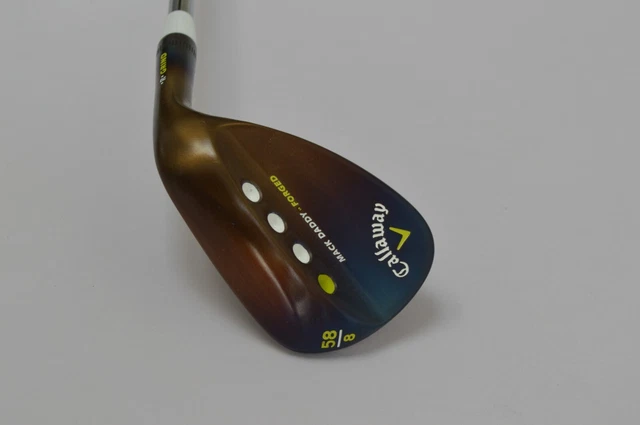 CUSTOM CALLAWAY MACK Daddy Forged Lob Wedge .58 Degree . Raw/Torched ...