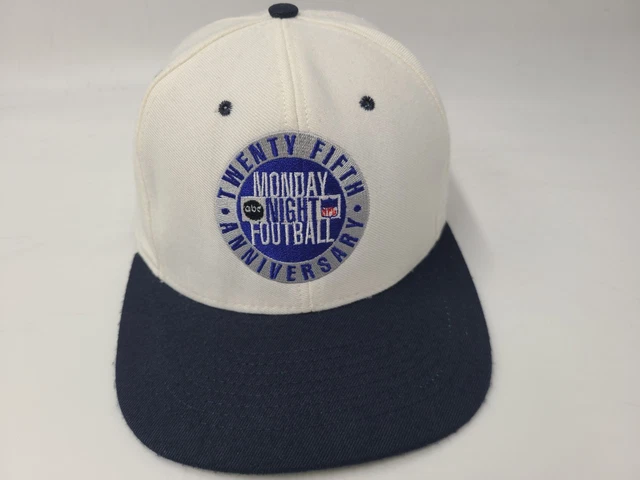 VINTAGE MONDAY NIGHT Football ABC NFL 25th Anniv Distressed Snapback ...
