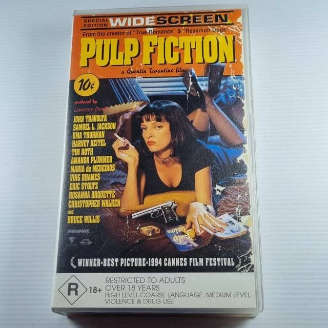 PULP FICTION (VHS, 1994) | Crime, John Travolta $19.99 - PicClick AU