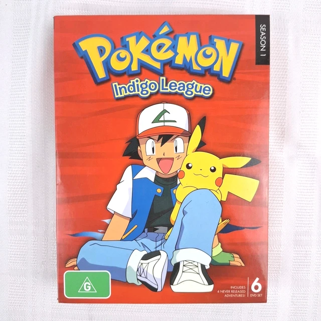 POKEMON INDIGO LEAGUE DVD Season 1 Box Set DVD 1998 Region 4 Anime ...