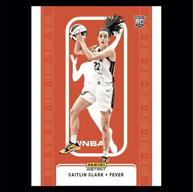 2024 PANINI INSTANT WNBA Caitlin Clark ROOKIE CARD THE LOGO SP Fever ...
