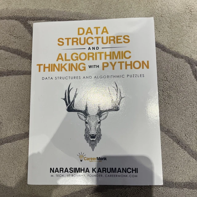 DATA STRUCTURE AND Algorithmic Thinking with Python by Narasimha ...