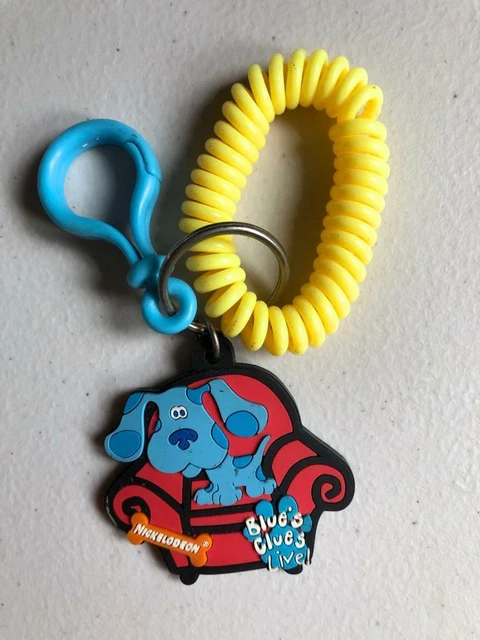 NICKELODEON NICK JR. Vintage 1999 Blues Clues Live Dog Key Chain EUR 14 ...