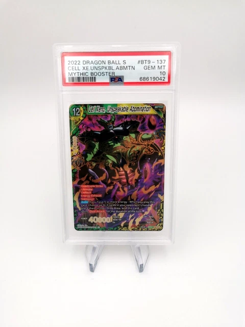 DRAGON BALL SUPER Cell Xeno, Unspeakable Abomination BT9-137 Scr PSA 10 £89.91 - PicClick UK
