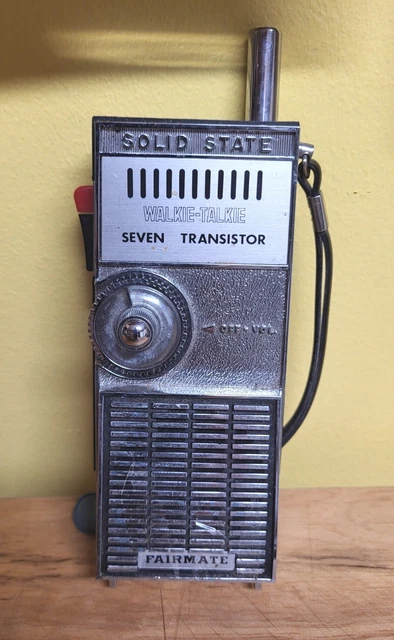1970S FAIRMATE SOLID State 7 Transistor Walkie Talkie, For Parts $15.00 ...