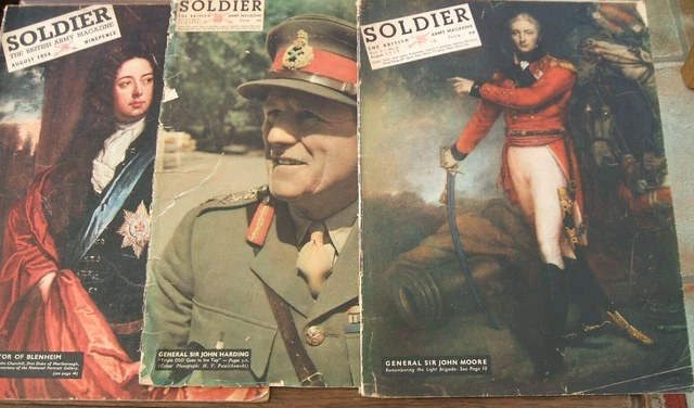 THREE THE British Army Soldier Magazine 1952 53 54 £17.99 - PicClick UK