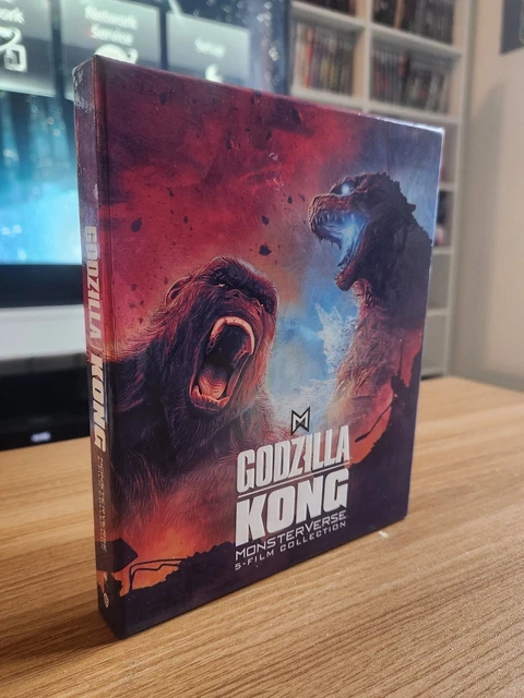 GODZILLA KONG MONSTERVERSE 5-Film Collection 4K Blu-ray Collector's ...