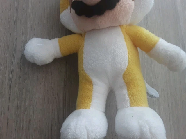 SANEI 2014 NINTENDO Super Mario 3D World Yellow Neko Cat Mario Plush ...