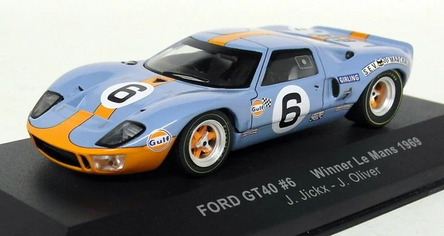 IXOMODELS,FORD GT40 #6 team GULF van de 24 uur van Le Mans 1969 J.ICKX ...