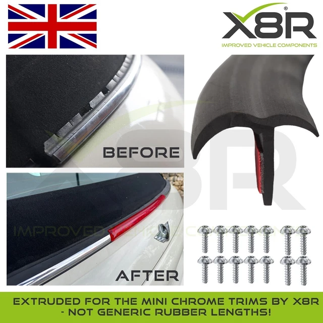MINI SOFT TOP Convertible R52 R57 Improved Rubber Roof Trim Repair Seal ...