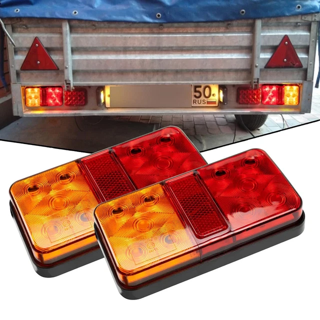 2 LED TAIL Light Turn Signal Indicator Stop Lamp Rear Brake Car Truck ... 2 LED TAIL Light Turn Signal Indicator Stop Lamp Rear Brake Car Truck ...