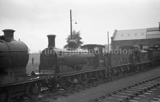 FORFAR SHED MCINTOSH Class 711 0-6-0 57441 20.8.62 Railway Negative ...