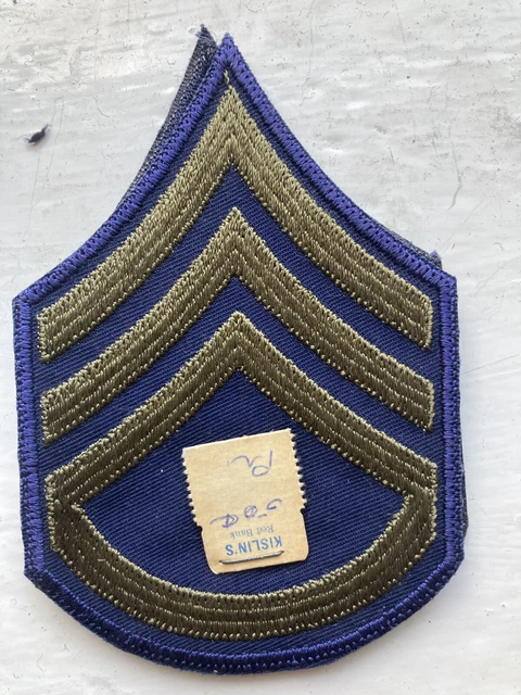 WW2 US ARMY Staff Sergeant Rank Stripes Pair American Original (2) £24. ...