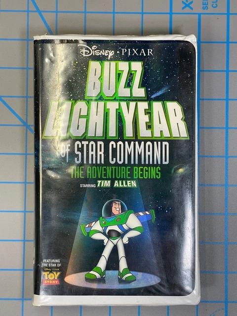 DISNEY PIXAR BUZZ Lightyear of Star Command VHS Movie Vintage Adventure ...