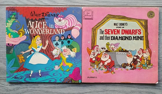 VINTAGE 1979 ALICE in Wonderland, Walt Disney Purnell London & Free ...