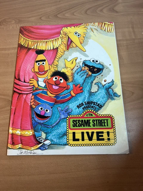 VINTAGE 1980 BOB Shipstad Presents SESAME STREET LIVE Program £7.66 ...
