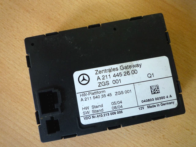 MERCEDES CONTROL UNIT central gateway W211 E class A2115403545 ...