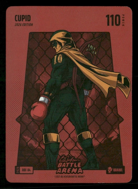2026 BO JACKSON Battle Arena CUPID Jordan Love Red Battle Foil Holo ...