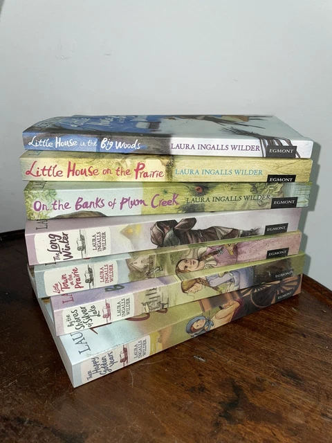 LITTLE HOUSE ON the Prairie 7 Books Set By Laura Ingalls Wilder -Ages 7 ...