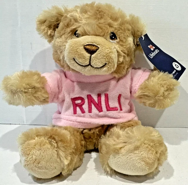 RNLI SMALL TEDDY Bear Soft Toy Plush With Tag. Removable T Shirt. Very ...