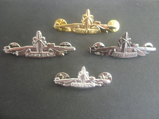 ROYAL NAVY SSBN Patrol Badge - Silver, Antique & Gold Hms Rn Submariner ...