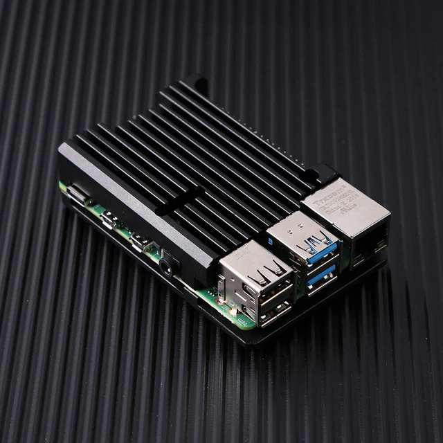 ALUMINUM CASE ENCLOSURE Housing + Tools for Raspberry Pi 4 Model B (Black) $17.19 - PicClick AU