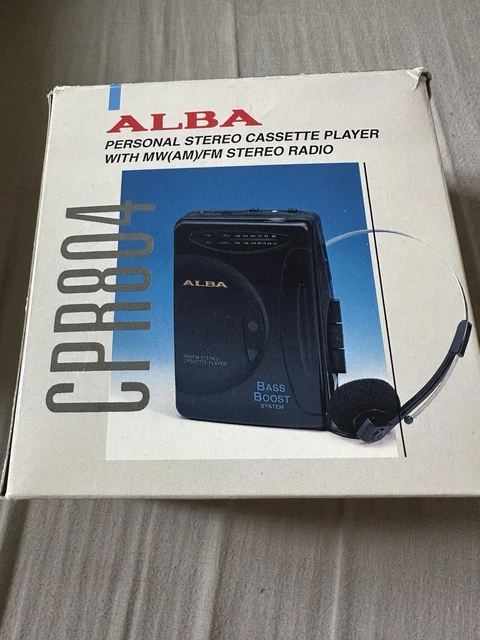 ALBA CPR804 WALKMAN Cassette Tape Player And Radio Bass Boost System £ ...