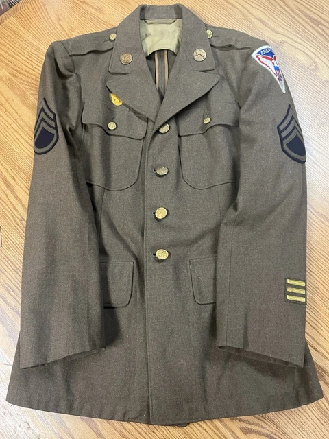 WWII MISSION TO Moscow 4-Pocket Dress Uniform Jacket Sz 37 £77.55 ...