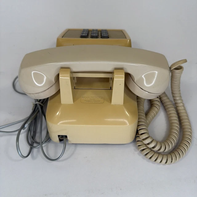 VINTAGE BELL SYSTEM by Western Electric Push Button Phone 2500MM £19.25 ...