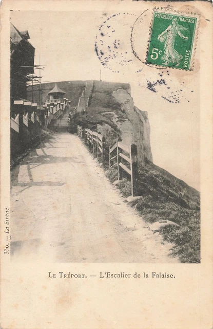 76 LE TREPORT L Escalier De La Falaise EUR 6,90 - PicClick FR