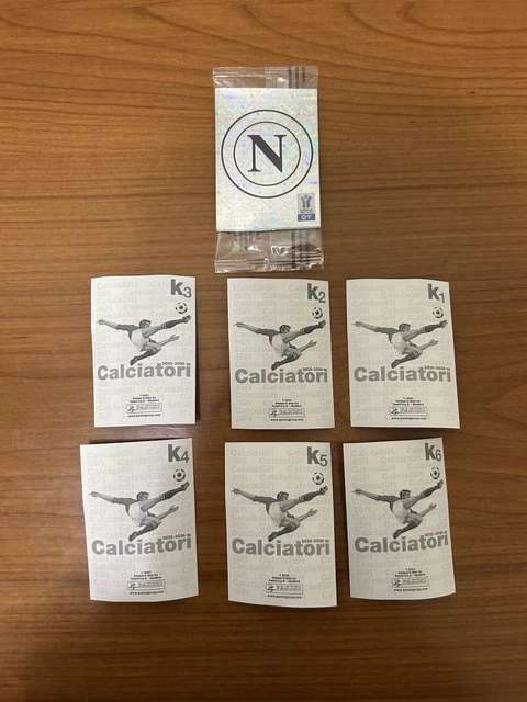 FIGURINE CALCIATORI PANINI 2025-26 2026 Kinder Ferrero K1-K6 Set ...