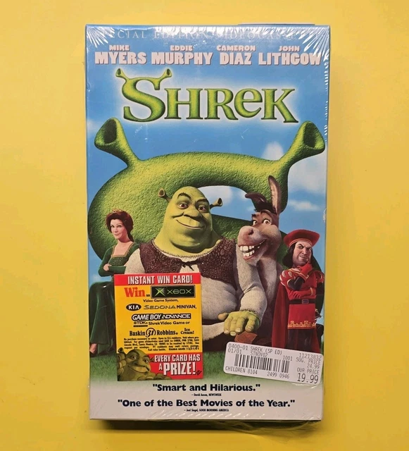 SHREK (2001) SPECIAL Edition Big Box VHS Brand New Factory Sealed read ...