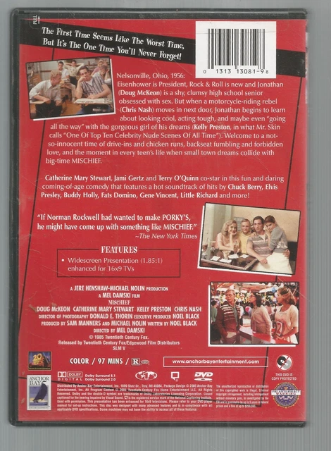 MISCHIEF - KELLY Preston (1985) - USA REGION 1 DVD - ** NOT FOR UK ...