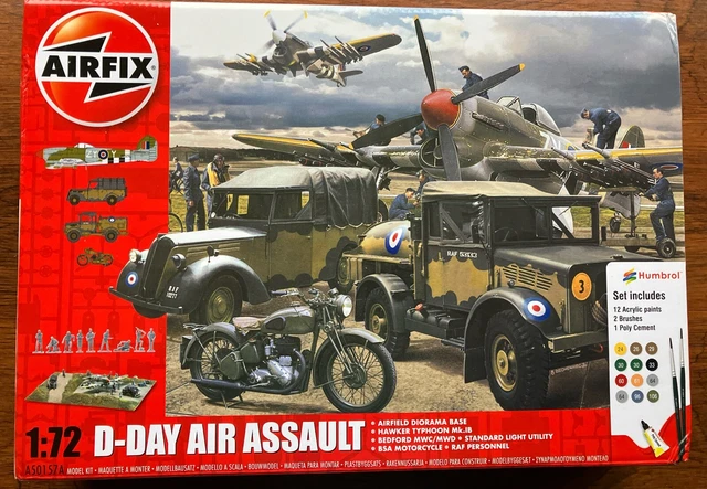 AIRFIX 1:72ND SCALE D-Day Air Assault Diorama Model Set. A50157A £25.00 ...