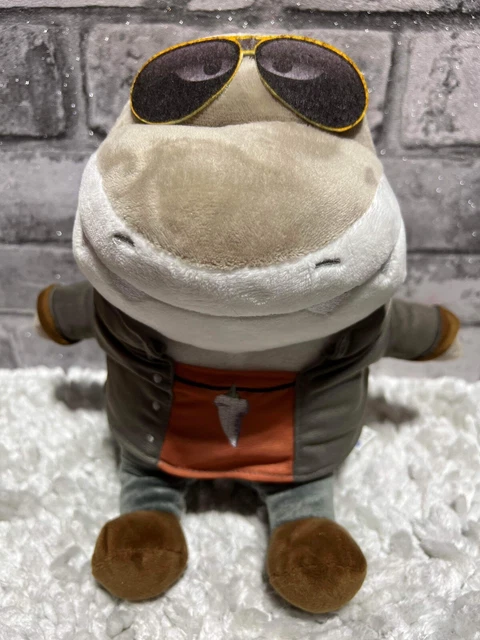 DREAMWORKS THE BAD Guys 30cm Lou Shark Soft Toy Plush Movie Character ...