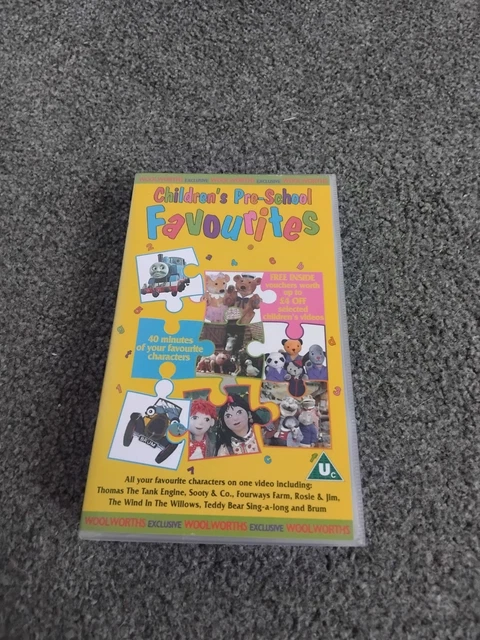 CHILDREN'S PRE SCHOOL Favourites (1995 version) VHS Tape Rare £20.00 ...
