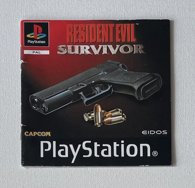 RESIDENT EVIL SURVIVOR PlayStation PS1 PAL Original Instruction Booklet Manual £14.23 - PicClick UK