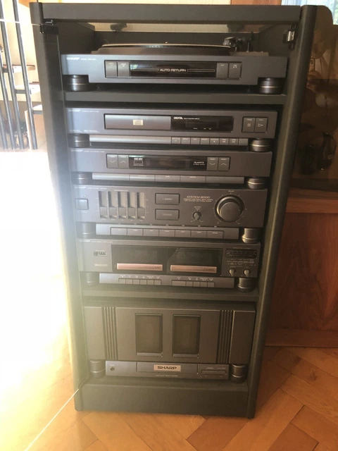 SHARP SYSTEM 8000 Komplett Anlage inkl. Lautsprecher EUR 111,00 ...